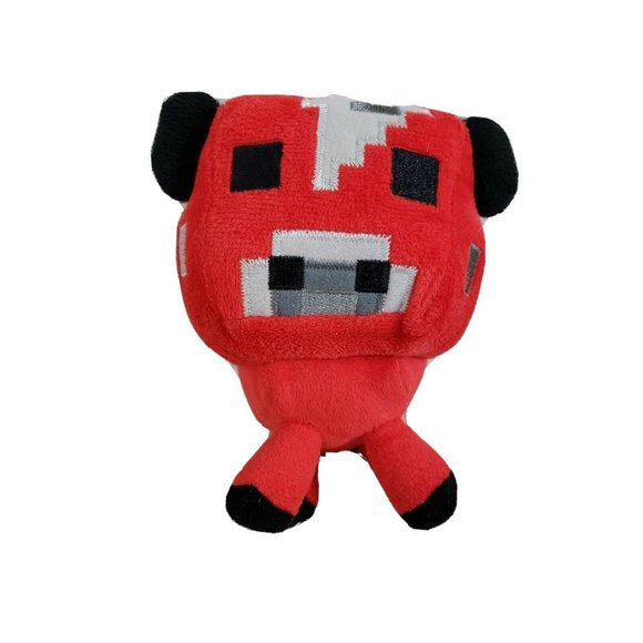 Mojang | Toys | Mojang Minecraft Mooshroom Plush Red Stuffed Bull Cow 5 ...